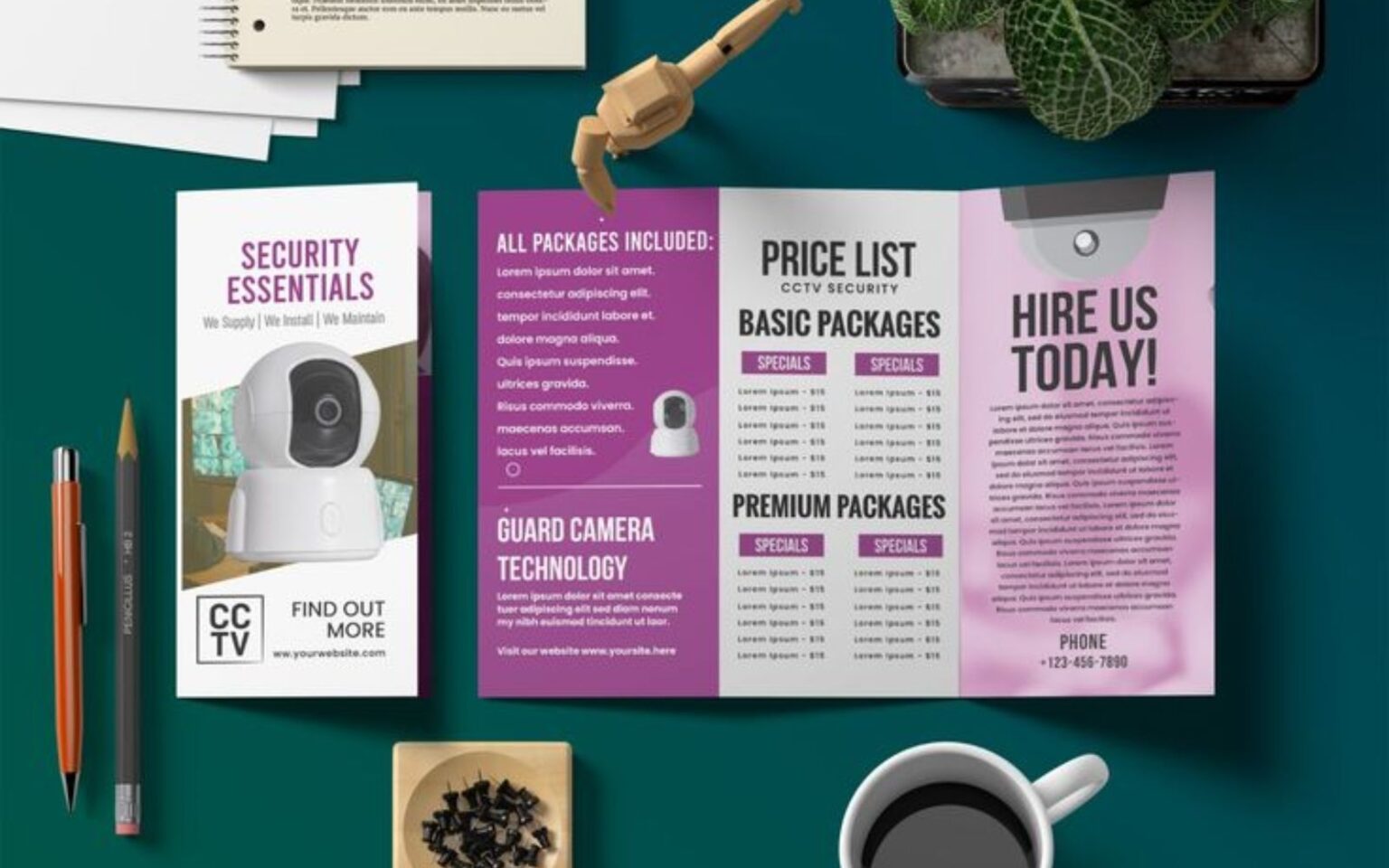 12+ Mẫu Brochure Camera Chuyên Nghiệp | Lưu ý Quan Trọng Khi Thiết Kế