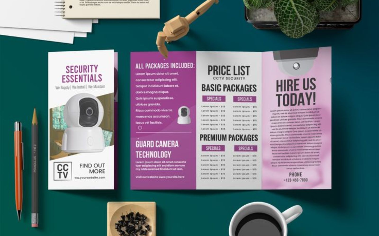 12+ Mẫu Brochure Camera Chuyên Nghiệp | Lưu ý Quan Trọng Khi Thiết Kế