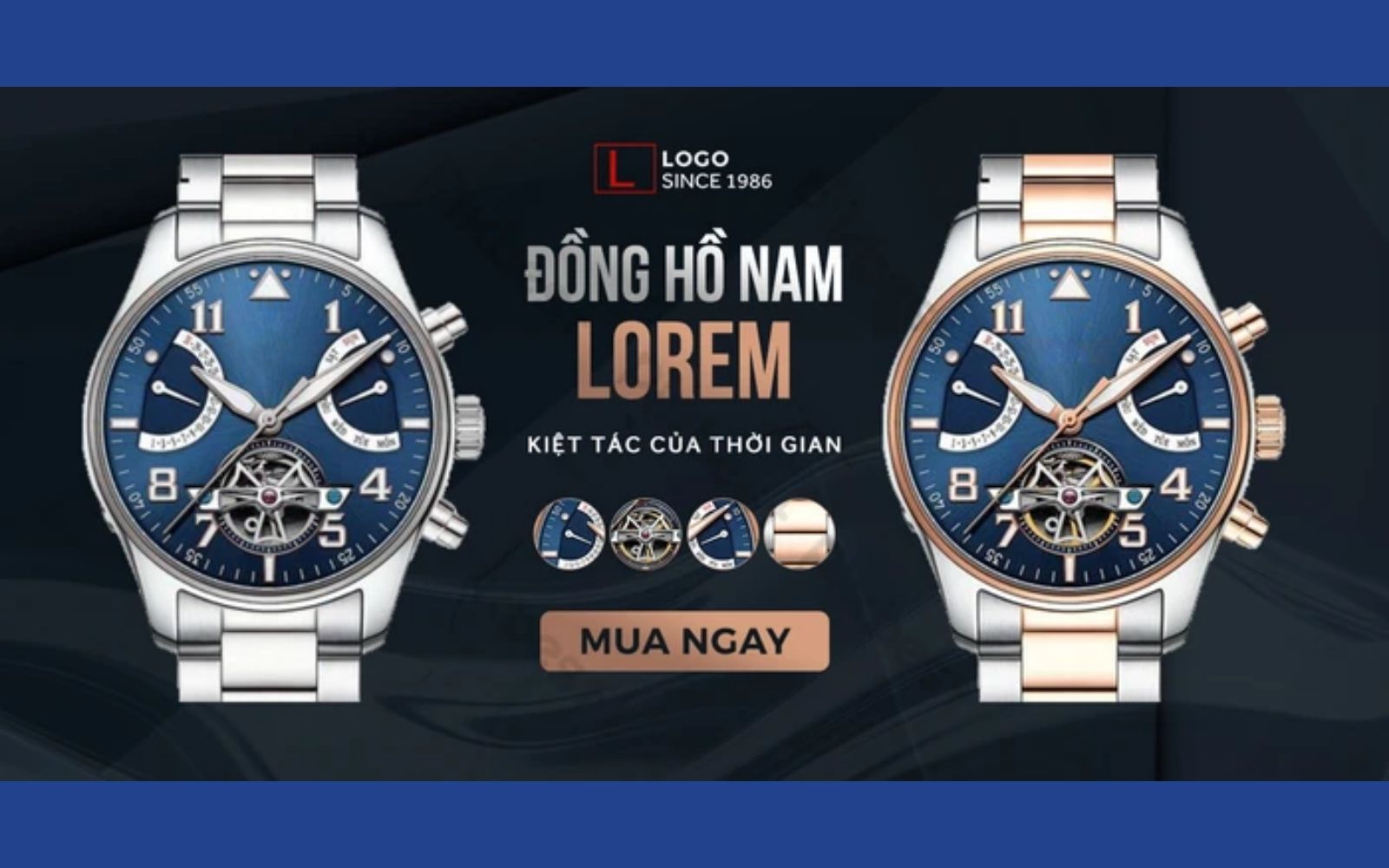 20 Banner đồng Hồ đẹp: Xu Hướng Thiết Kế Thịnh Hành 2025
