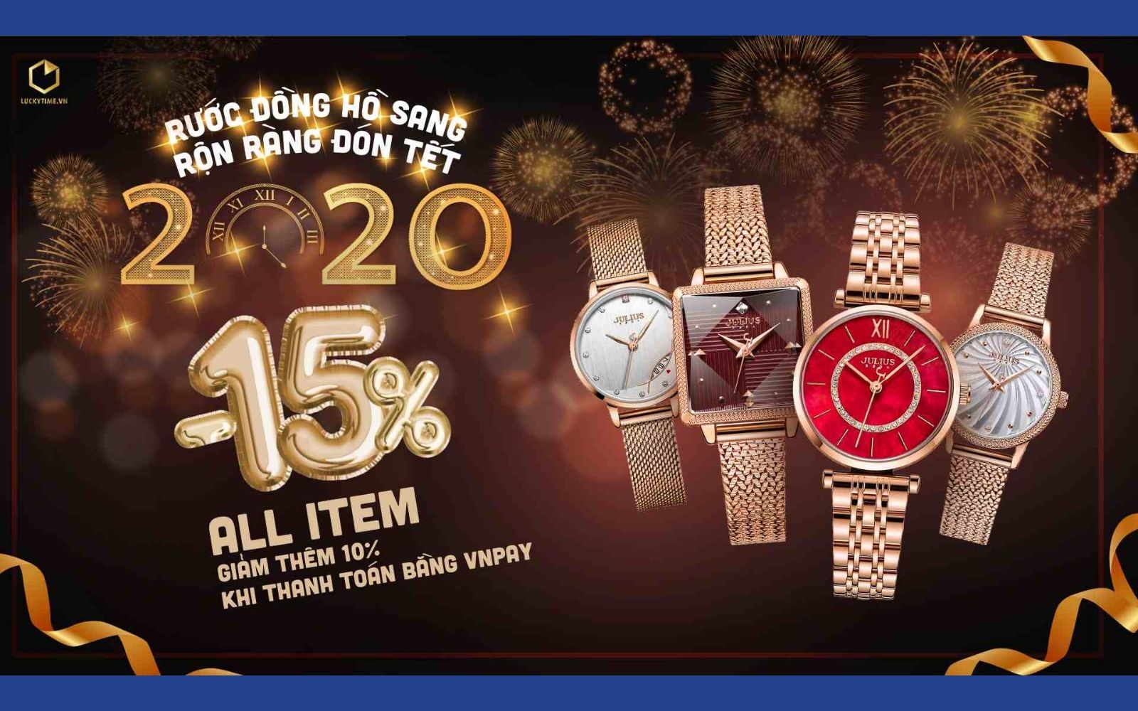 20 Banner đồng Hồ đẹp: Xu Hướng Thiết Kế Thịnh Hành 2025