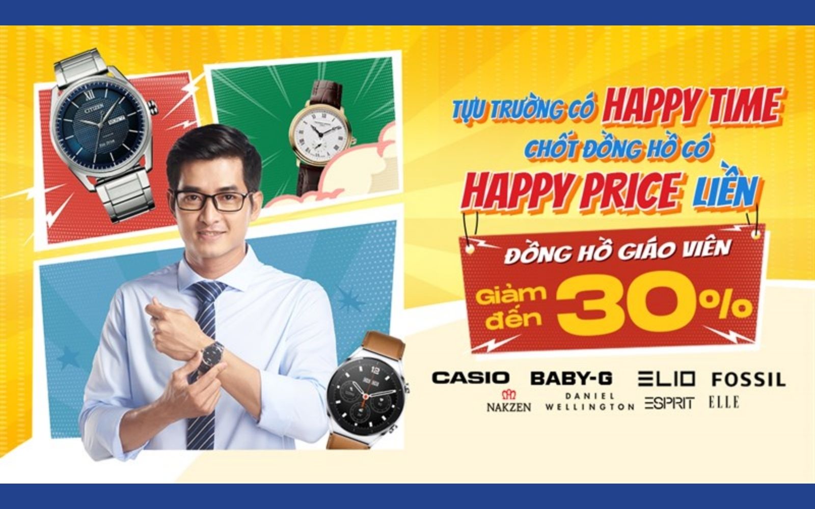 20 Banner đồng Hồ đẹp: Xu Hướng Thiết Kế Thịnh Hành 2025