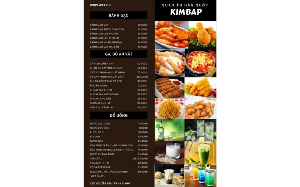 Menu ăn Vặt: Nội Dung, Thiết Kế, Phân Loại Và Mẫu Menu đặc Sắc
